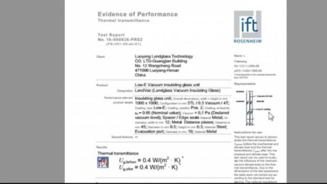 IFT releases complete test report on LandVac® | GlassOnline.com - The ...